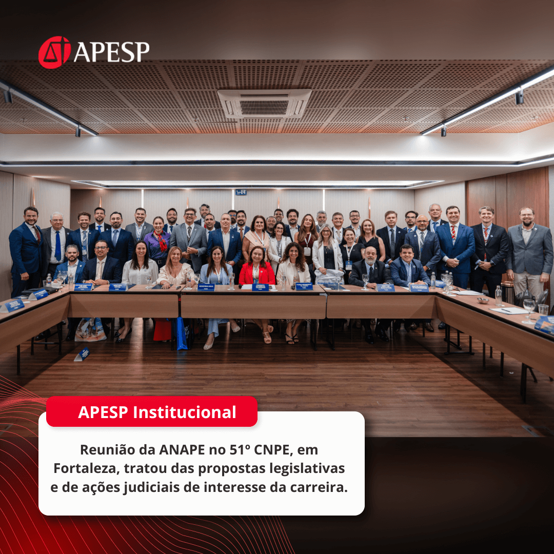 Reunião da ANAPE no 51º CNPE tratou das propostas legislativas e de ...